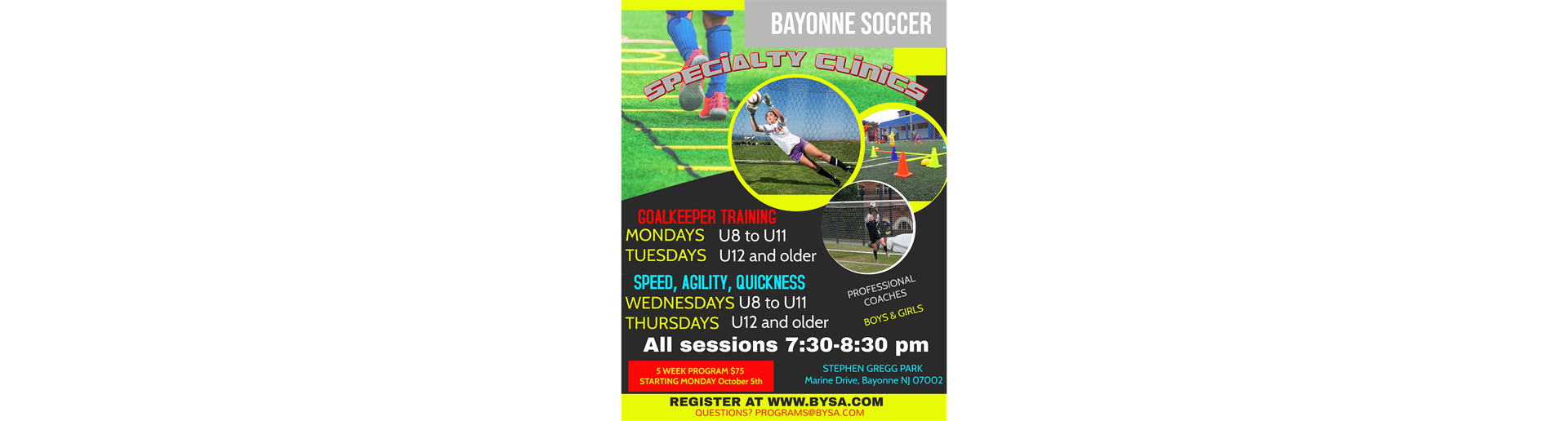 Bayonne Youth Soccer Association > Home
